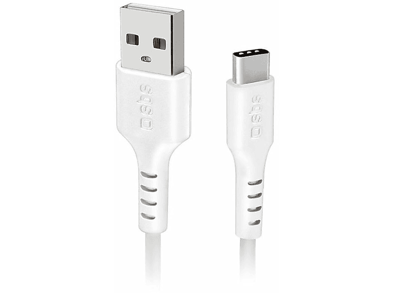 Cable USB | SBS TECABLEMICROC15W, USB 2.0, USB-A, USB-C, Blanco ...