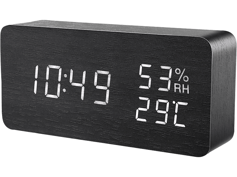 INF Digitaler LED Wecker | schwarz Digitaler Wecker | MediaMarkt