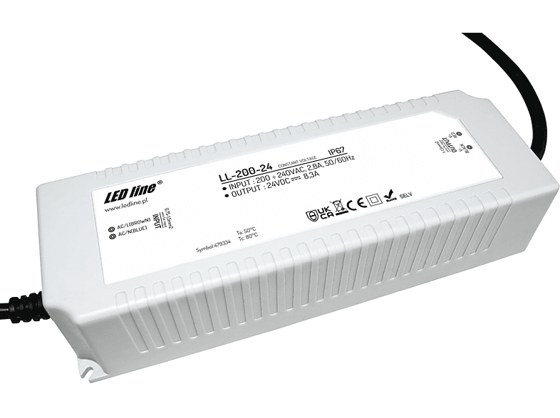 LED LINE Trafo 200W 8,3A 24V Trafo | MediaMarkt