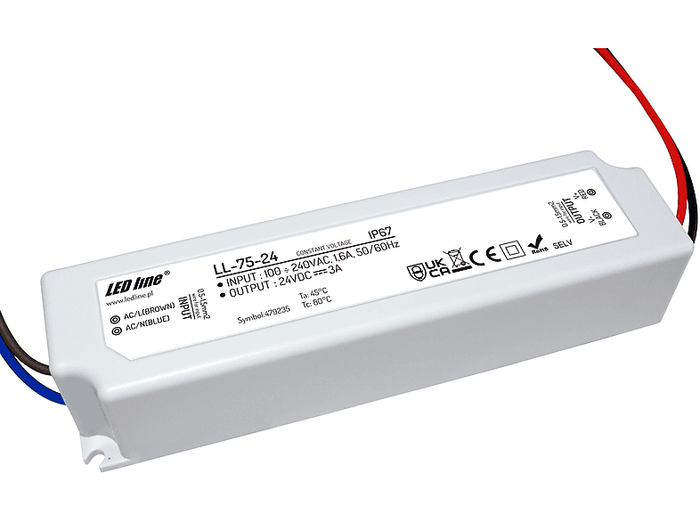 LED LINE Trafo 75W 3A 24V Trafo | MediaMarkt