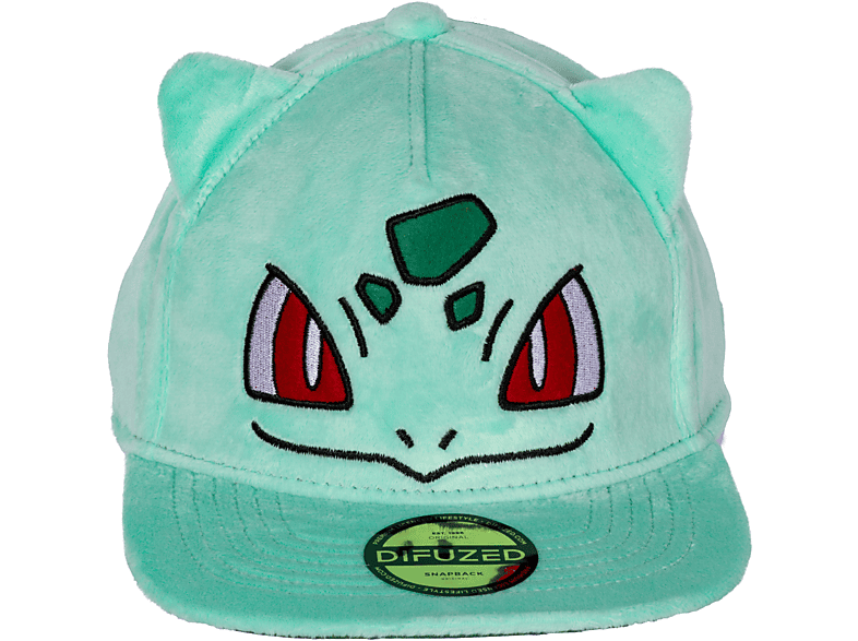 Pokémon Plüsch Snapback Cap Bulbasaur | MediaMarkt