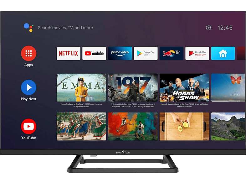 SMART TECH 32 Zoll (80cm) Smart TV 32HA10V3 LED TV (Flat, 32 Zoll / 80 ...