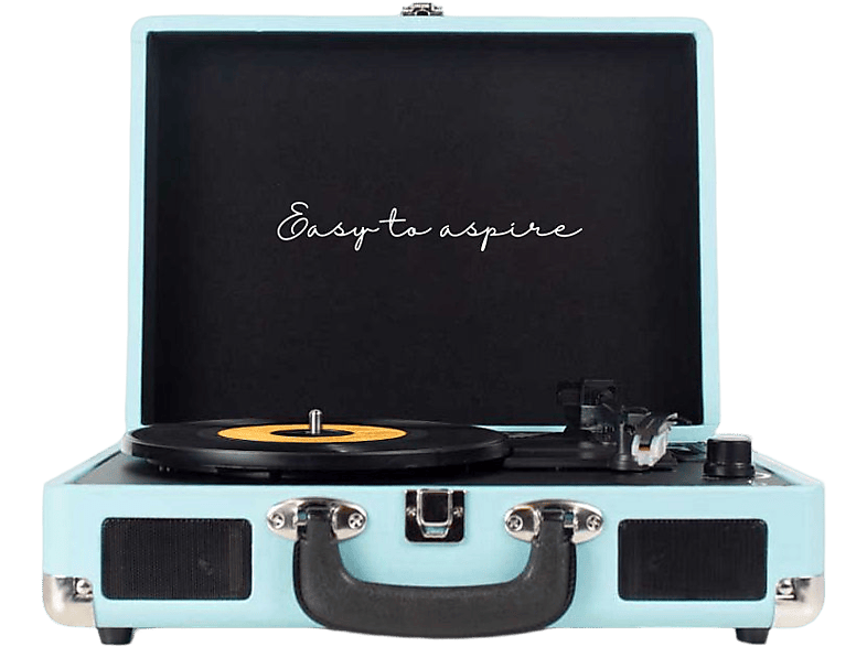 PRIXTON VC400 Vinyl-Plattenspieler, Blue | SATURN