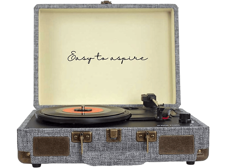 PRIXTON VC400 Vintage Vinyl-Plattenspieler Grau | SATURN