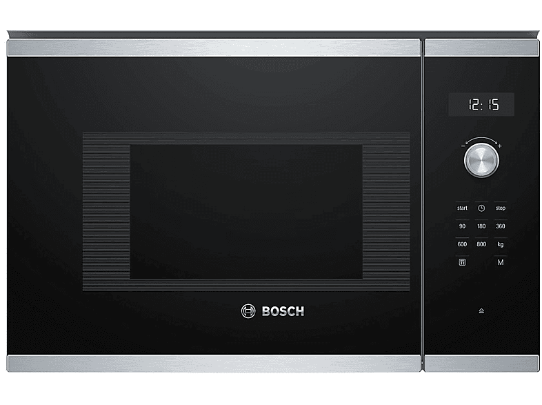 Horno Microondas - Serie 6 BFL524MS0 BOSCH HAUSGERÄTE, 20 l, No, Negro ...