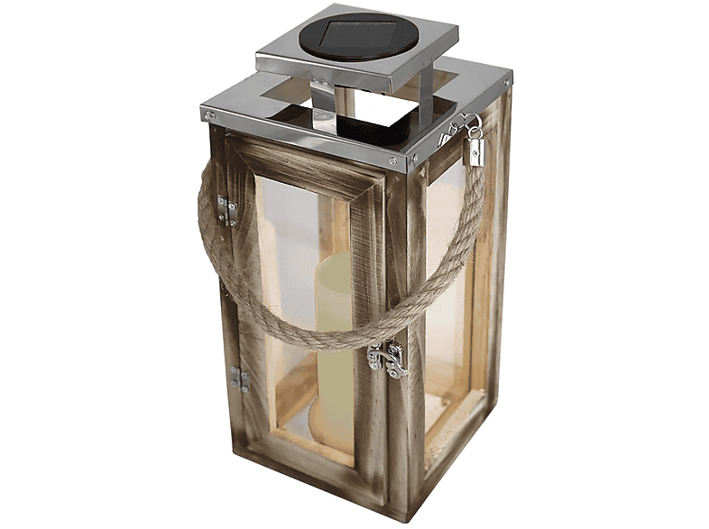 LUMISKY OAKY laterne, hellbraun | SATURN