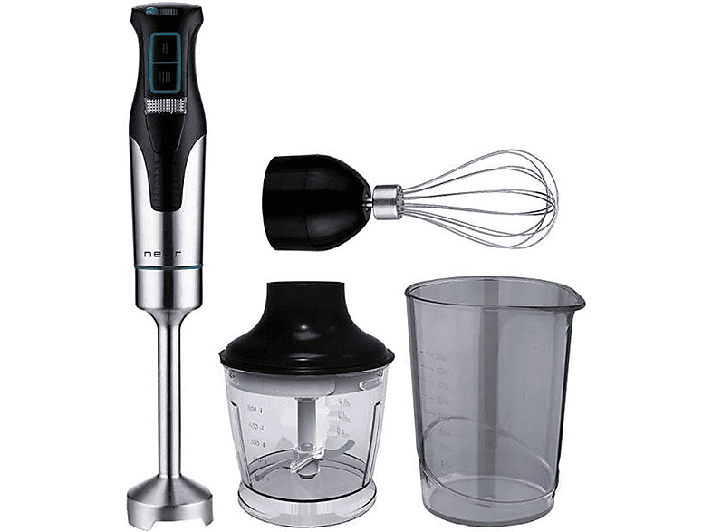 Batidora de mano | NEVIR 8427155905066, 1200 W, 2 velocidades, Inox ...