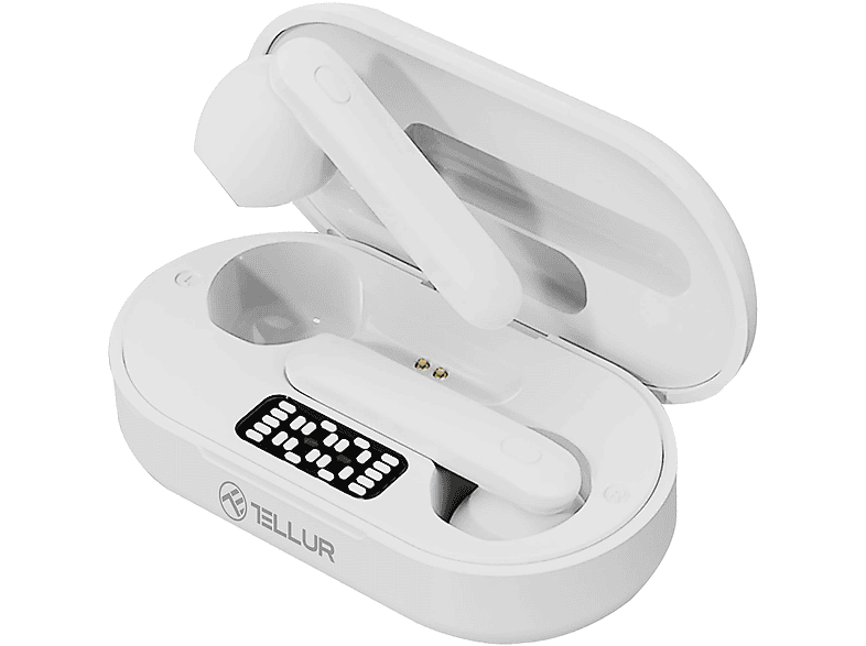TELLUR Flip, In-ear Kopfhörer Bluetooth Weiß | MediaMarkt