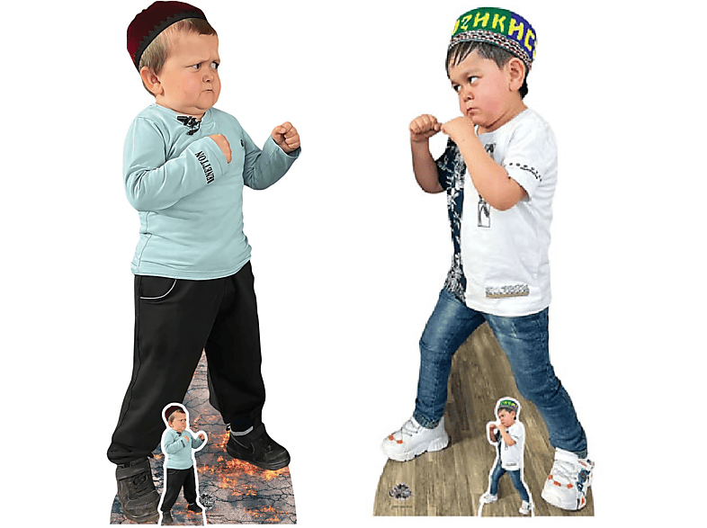 Hasbulla und Abdu - Fight - VIP Pappaufsteller Set | SATURN