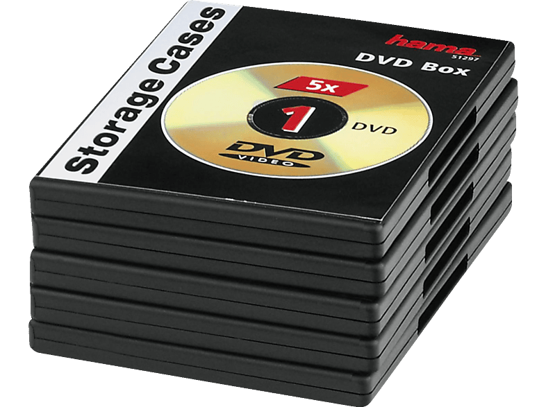 HAMA 51297 DVD BOX STD BLACK | DVD-Leerhülle (Schwarz) | MediaMarkt