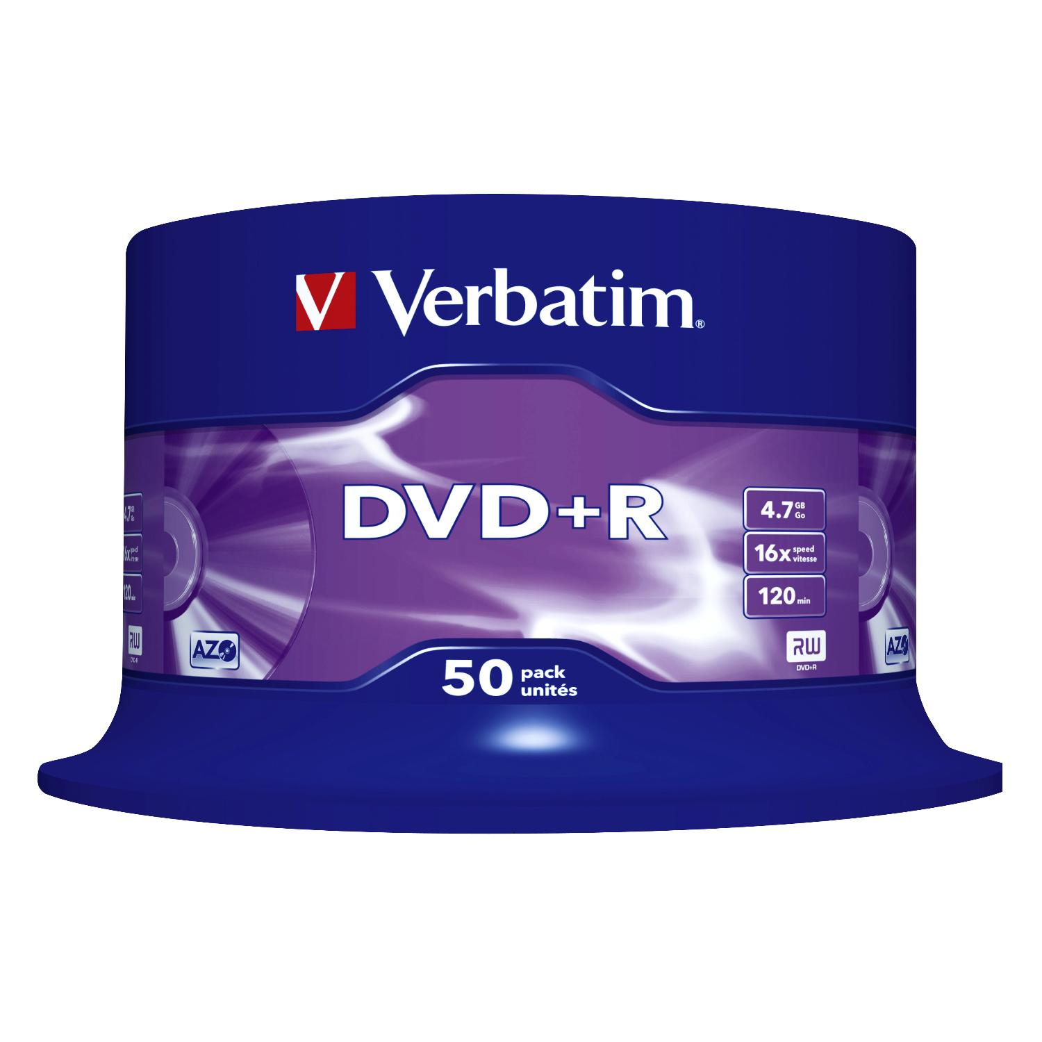VERBATIM 43550 Datalife Plus DVD+R 4,7 16X Rohling | MediaMarkt