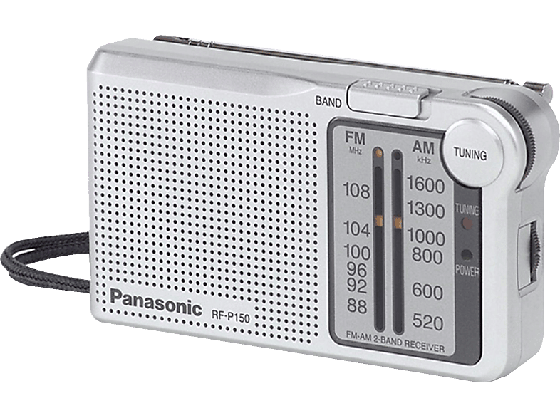 Radio portátil | Panasonic RF-P150EG, AM/FM, Plata | MediaMarkt
