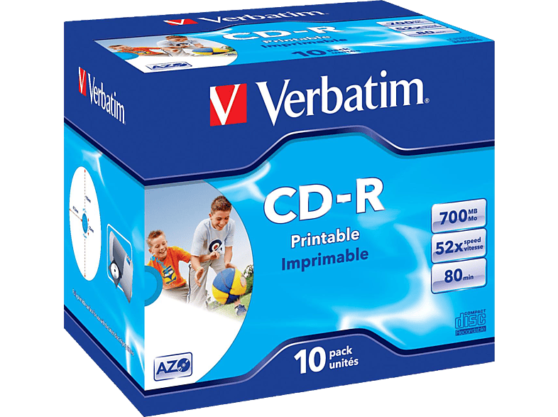 VERBATIM 43325 Printable Bedruckbar CD-R 80 52x CD-R | SATURN