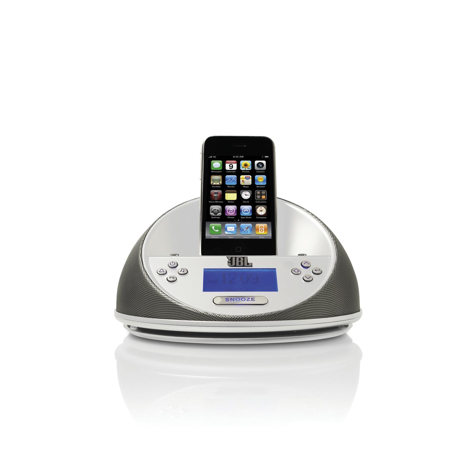 Docking station | JBL On Time Micro Blanco, iPhone/iPod, 12W