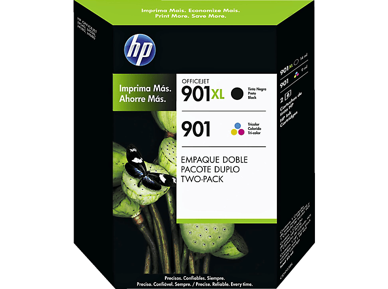 HP 901 2er-Pack Black+Colour (SD519AE#445) online kaufen | MediaMarkt