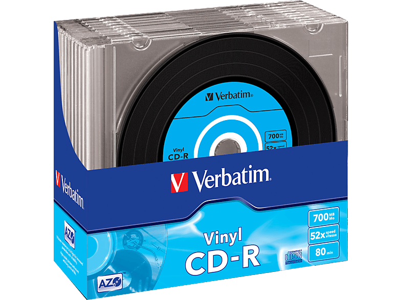 VERBATIM Data CD-R AZO 52x 700MB (10 stuks in schijfcase) kopen ...