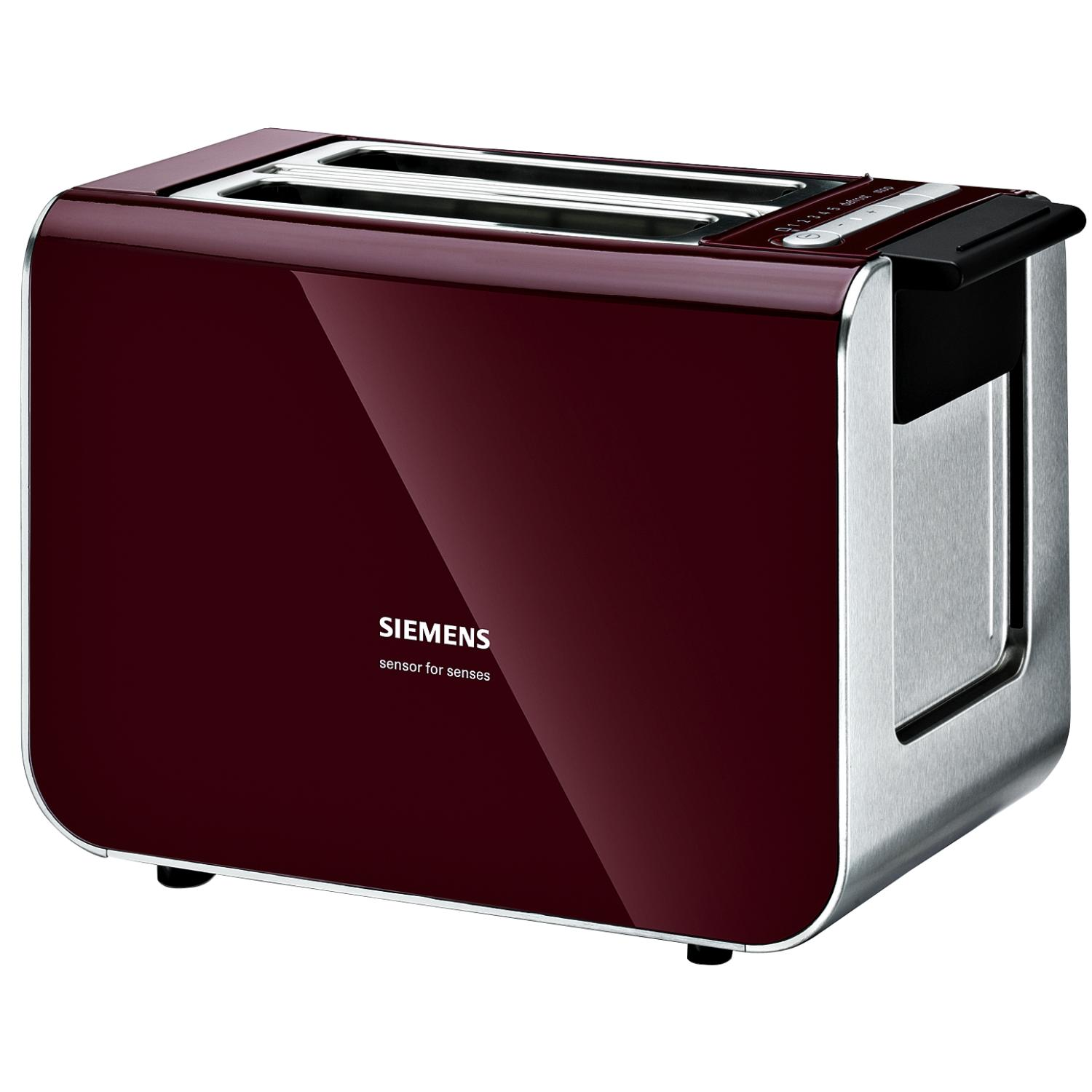 Toaster SIEMENS TT86104 Toaster Rot (860 Watt, Schlitze: 2) Rot ...
