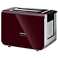 Toaster SIEMENS TT86104 Toaster Rot (860 Watt, Schlitze: 2) Rot ...