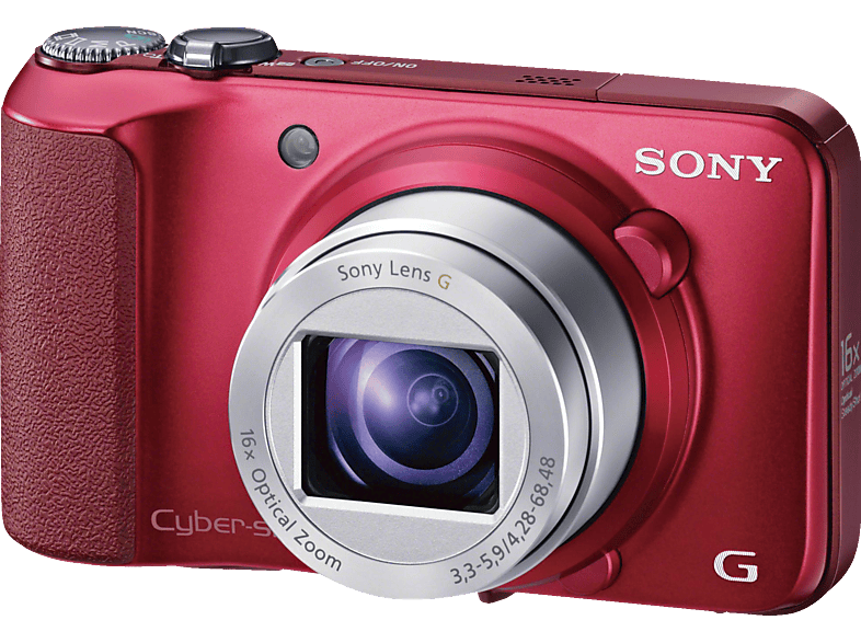 Cámara | Sony DSCH90R Roja, 16 Mp, HD