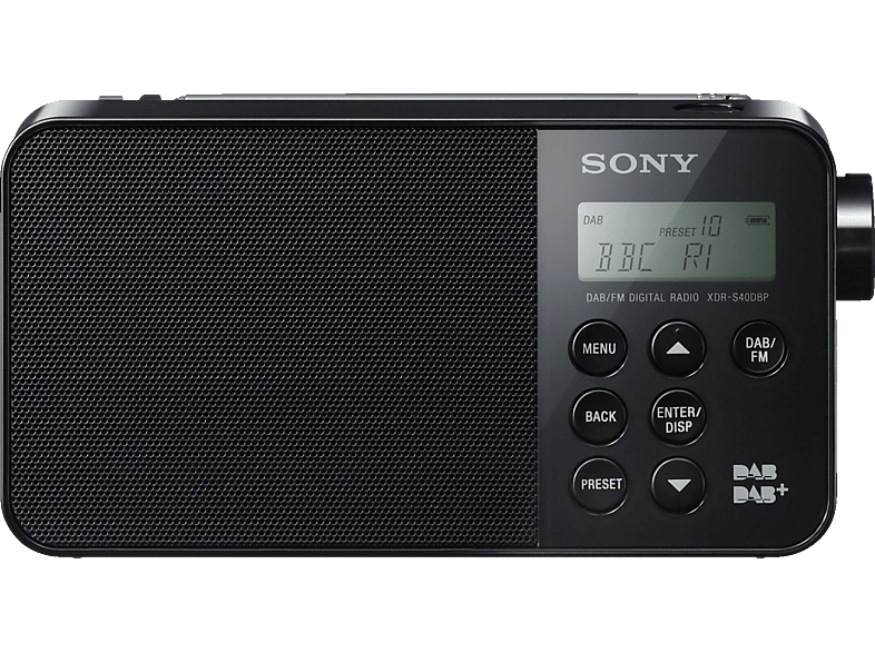 Radio portátil | Sony DAB+/DAB/FM digital XDR-S40