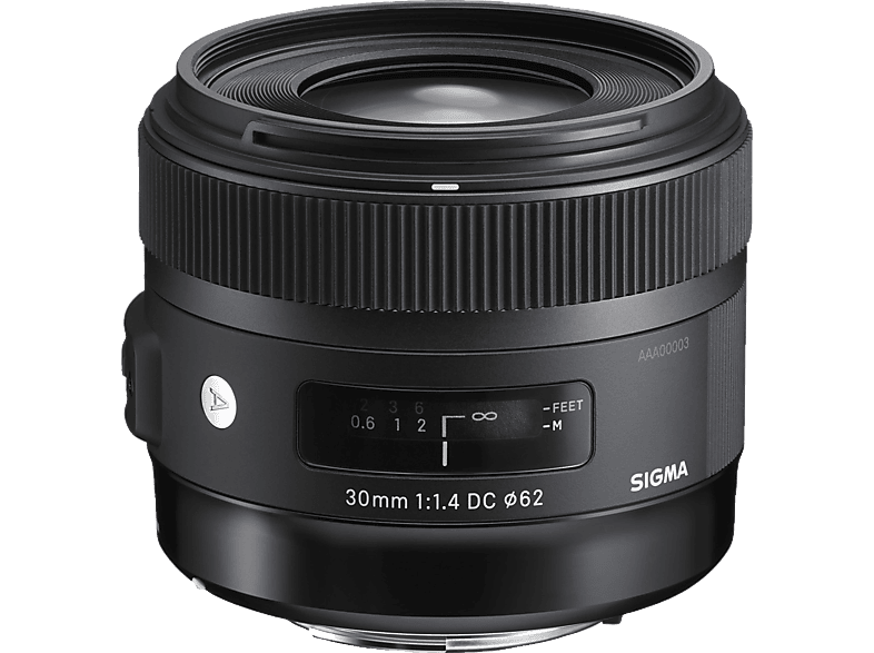 SIGMA 301955 | 30 mm f/1.4 DC, HSM (Objektiv für Nikon F-Mount, Schwarz ...