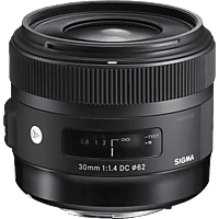 SIGMA 301955 | 30 mm f/1.4 DC, HSM (Objektiv für Nikon F-Mount, Schwarz ...