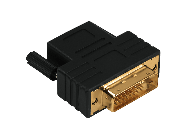 HAMA Adaptateur compact, fiche DVI-D | HDMI™ - prise, noir - Adaptateur ...