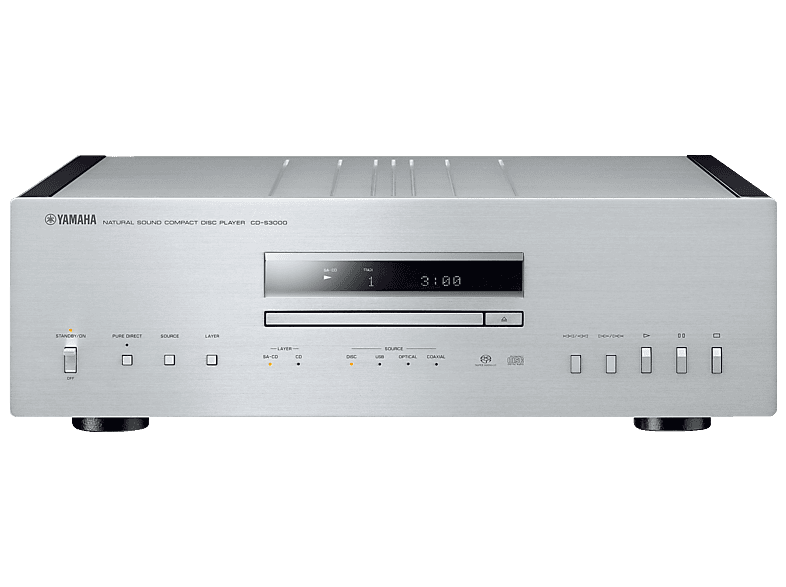 YAMAHA CD-S3000 SACD-Player mit USB DAC, Silber | SATURN
