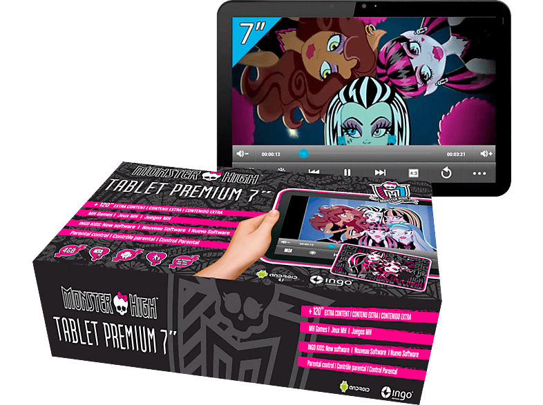 Tablet infantil | Ingo Monster High 7 pulgadas