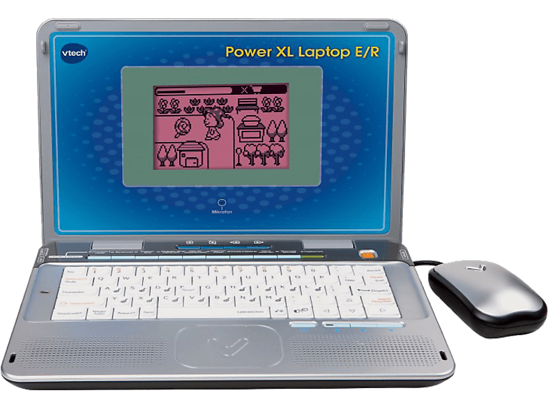 VTECH Power XL Laptop E/R Lernlaptop, Grau | SATURN