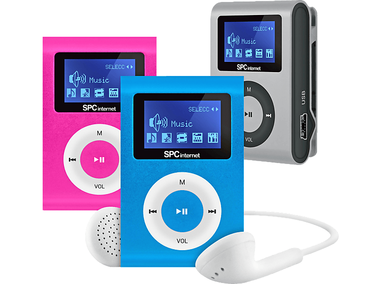 Reproductor MP3 | SPC 8544A Azul, 4GB | MediaMarkt