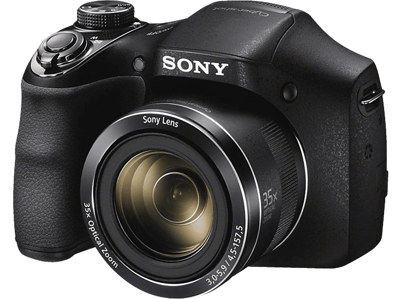 SONY Cyber-shot DSC-H300 Bridgekamera Schwarz, 35x opt. Zoom, TFT-LCD ...