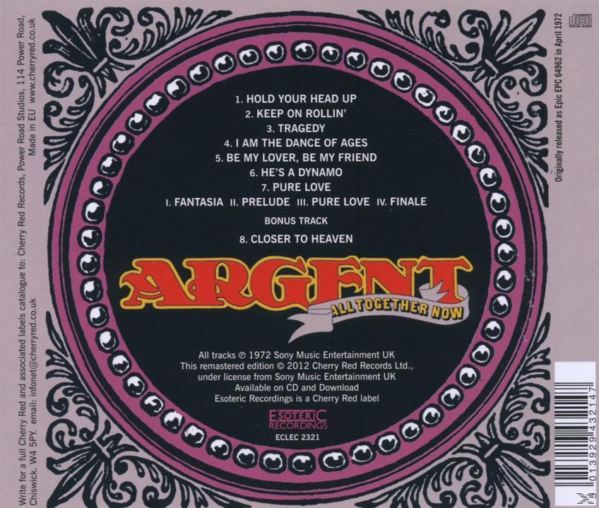 Argent | Argent - All Together Now (Expanded+Remastered Edition) - (CD ...