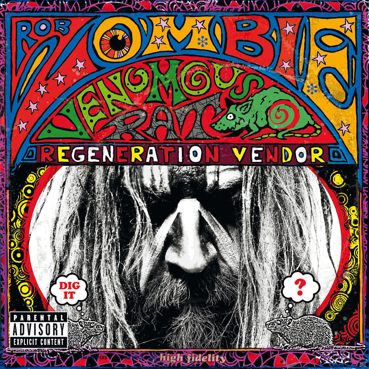 Rob Zombie | Rob Zombie - Venomous Rat Regeneration Vendor - (CD) Rock ...