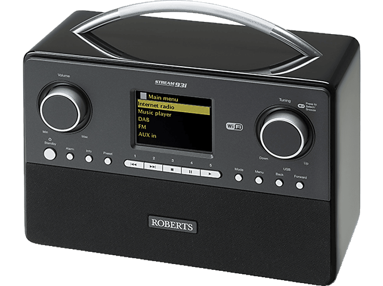 ROBERTS Stream 93i Internetradio, Internet, DAB+, UKW, DAB, Internet ...