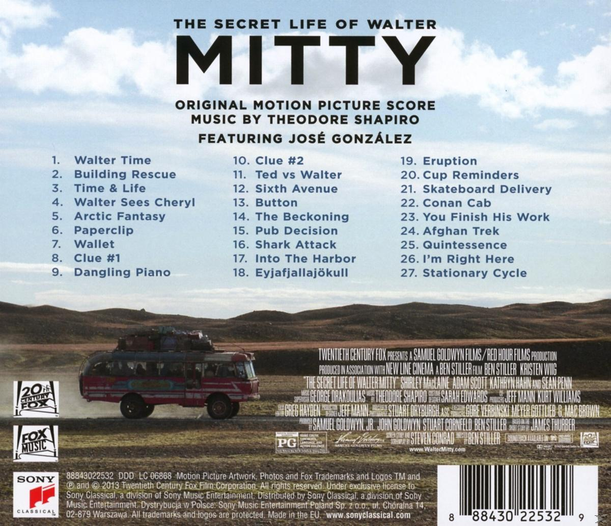 Theodore Shapiro, Jose Gonzalez | The Secret Life Of Walter Mitty (Ost ...