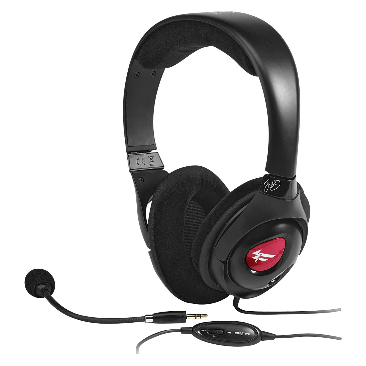 Auriculares gaming | Creative HS 800 Fatal1ty Gaming Headset, micrófono ...
