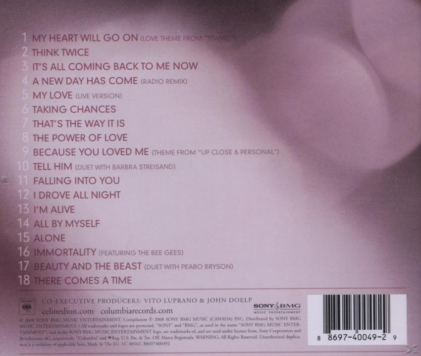 Céline Dion | Céline Dion - My Love: The Essential Collection - (CD ...