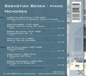 Sebastian Benda | Sebastian Benda: Memoires - (CD) | SATURN