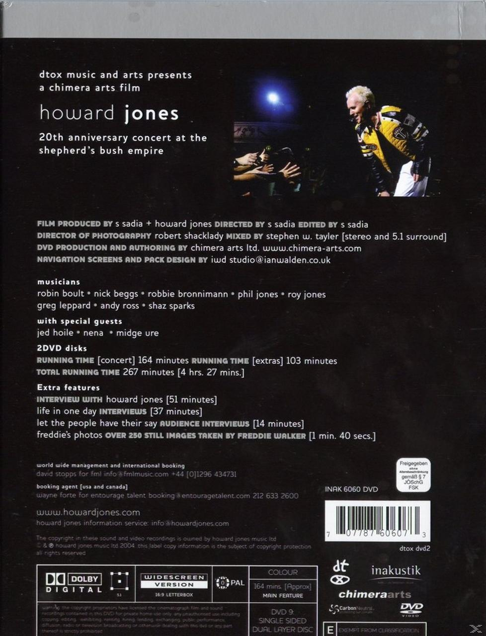 Howard Jones | 20th Anniversary Concert - Live At Shepard's Bush Empire ...