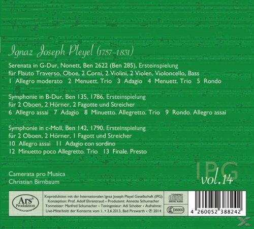 Camerata Pro Musica Chamber Orchestra | Pleyel: Nonett & Symphonien ...