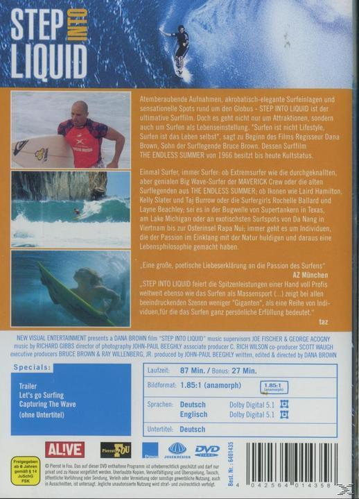 STEP INTO LIQUID DVD | MediaMarkt