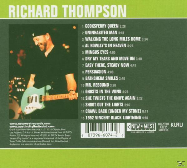 Richard Thompson | Live From Austin Tx - (CD) Richard Thompson auf CD ...
