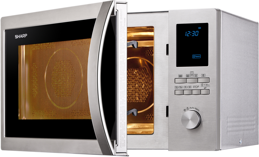 SHARP R982STWE | Combimagnetron - 1000 W - Inhoud 42 l | MediaMarkt