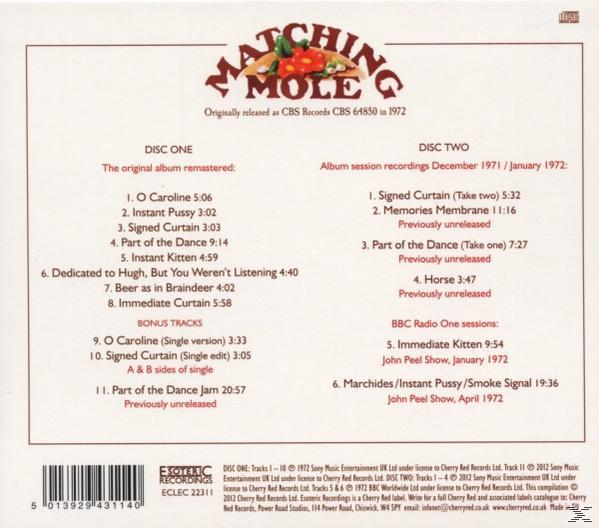 Matching Mole | Matching Mole - Matching Mole (Remastered+Expanded 2cd ...