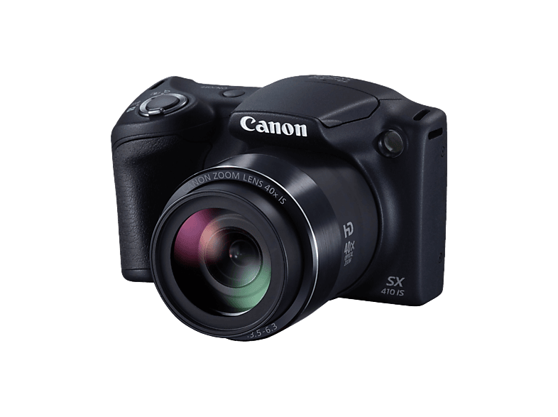 CANON PowerShot SX410 IS Digitalkamera Schwarz, 40x opt. Zoom, TFT ...