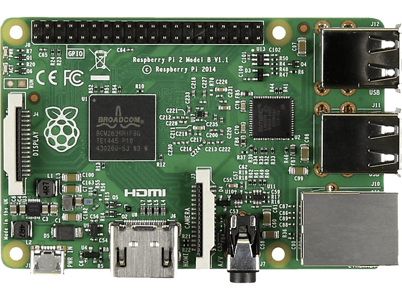 RASPBERRY PI 2 Modell B 1GB 832-6274 | MediaMarkt