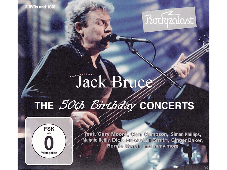 Jack Bruce | Rockpalast: The 50th Birthday Concerts - (CD + DVD Video ...