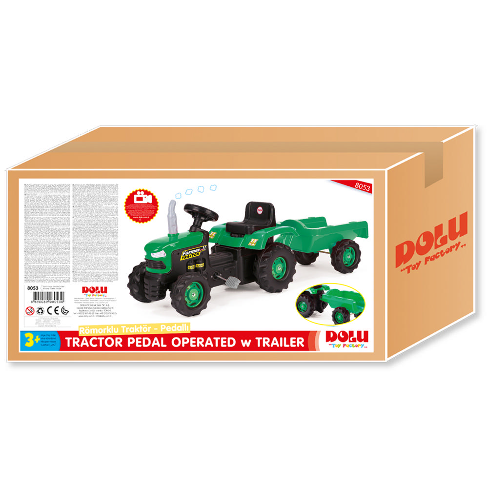 DOLU TOY FACTORY Römorklu Traktör Pedallı Fiyat & Özellik | MediaMarkt