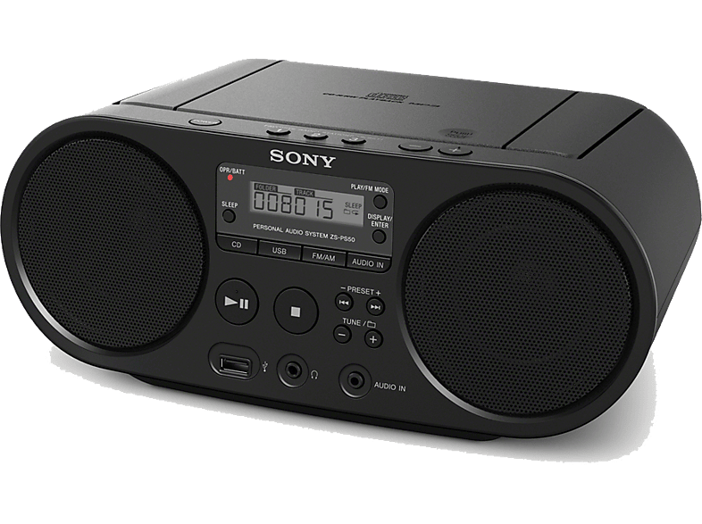 SONY ZS-PS50 Zwart | MediaMarkt